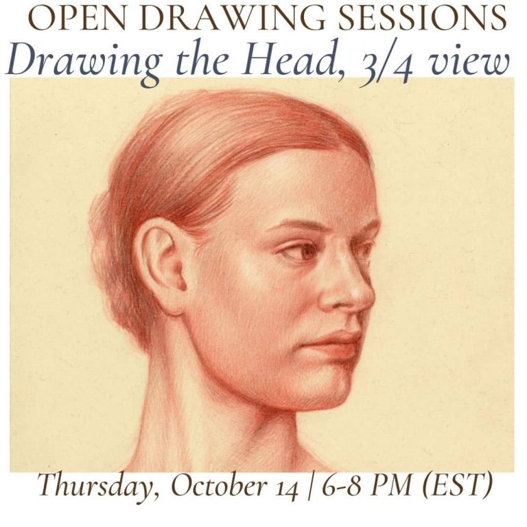 Open Drawing Sessions | Drawing the Head, 3/4 view - Roberto Osti's Web ...