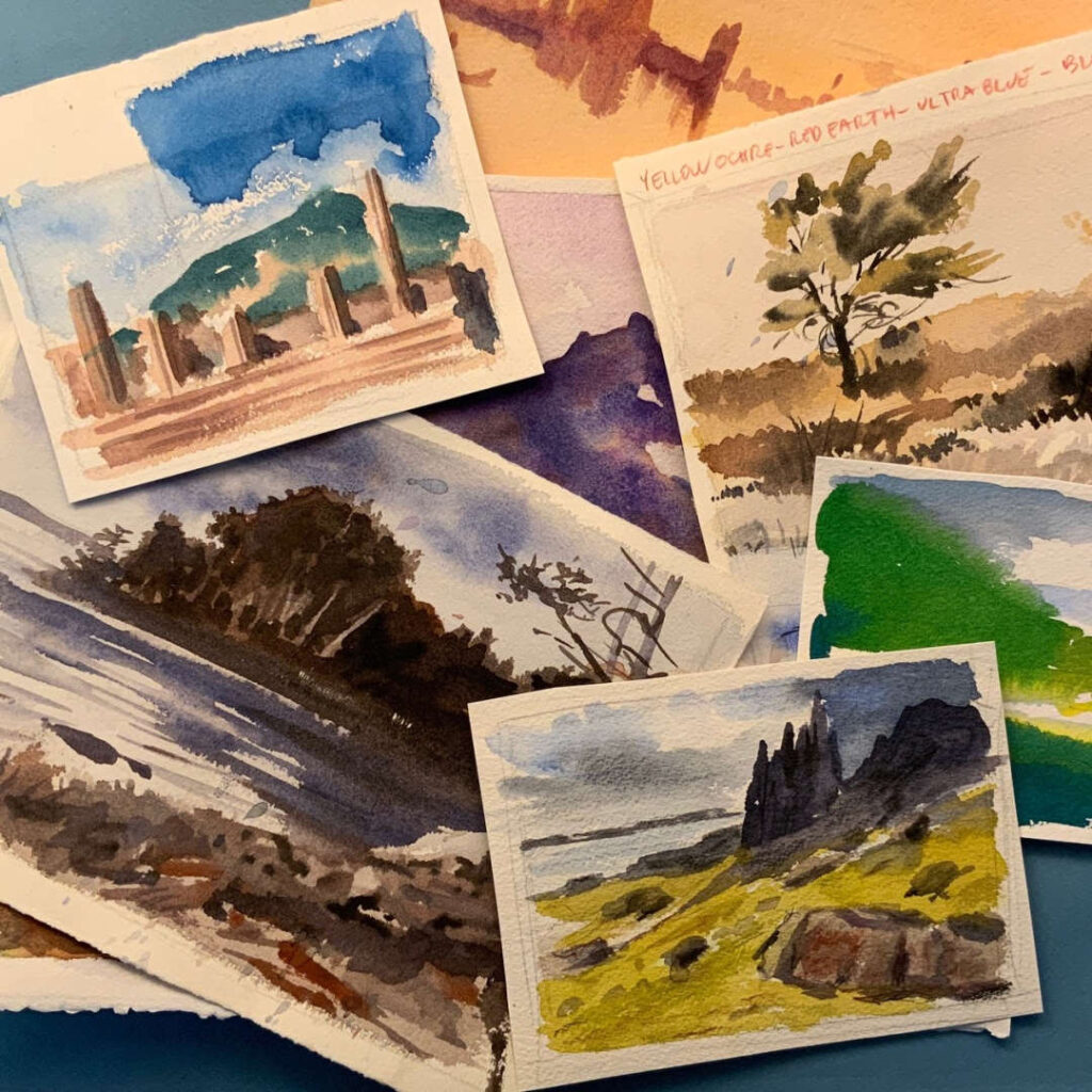 Watercolor: quick works, sketches and studies - Roberto Osti's Web Site